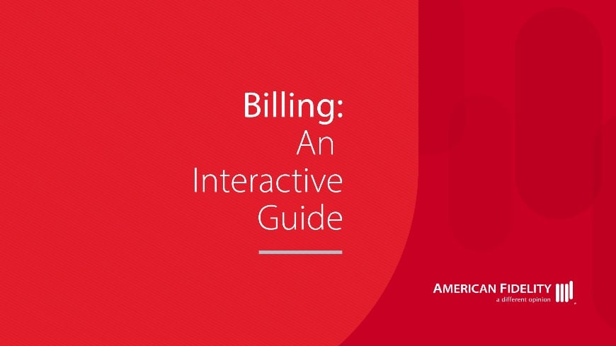 American Fidelity Billing Guide American Fidelity Billing