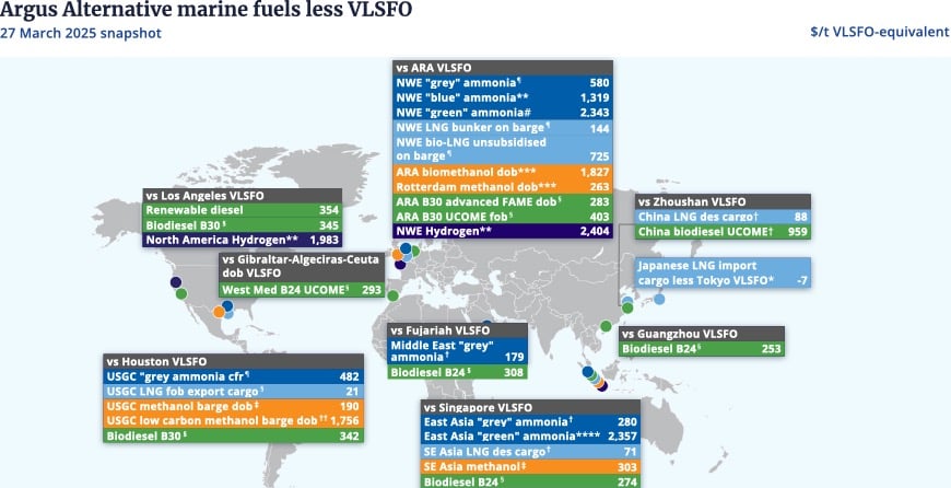 Oil Products | Alternative Marine Fuels Hub Map marine fuels vlsfo ...