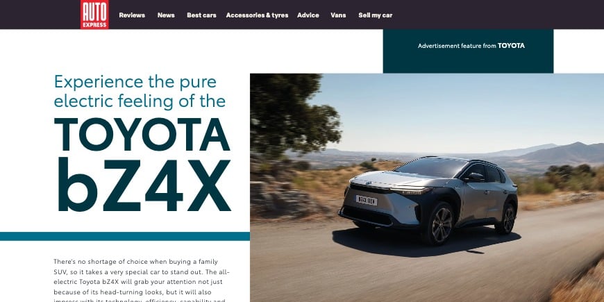 Auto Express | Toyota Advertorial 3