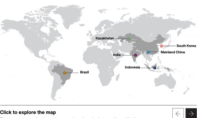 Serving the underserved map