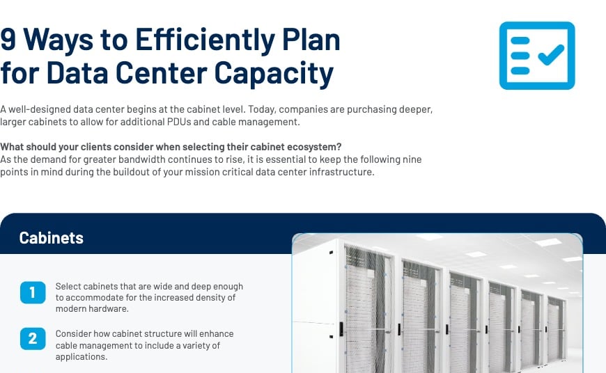 Efficiently Plan for Data Center Capacity [LIVE]