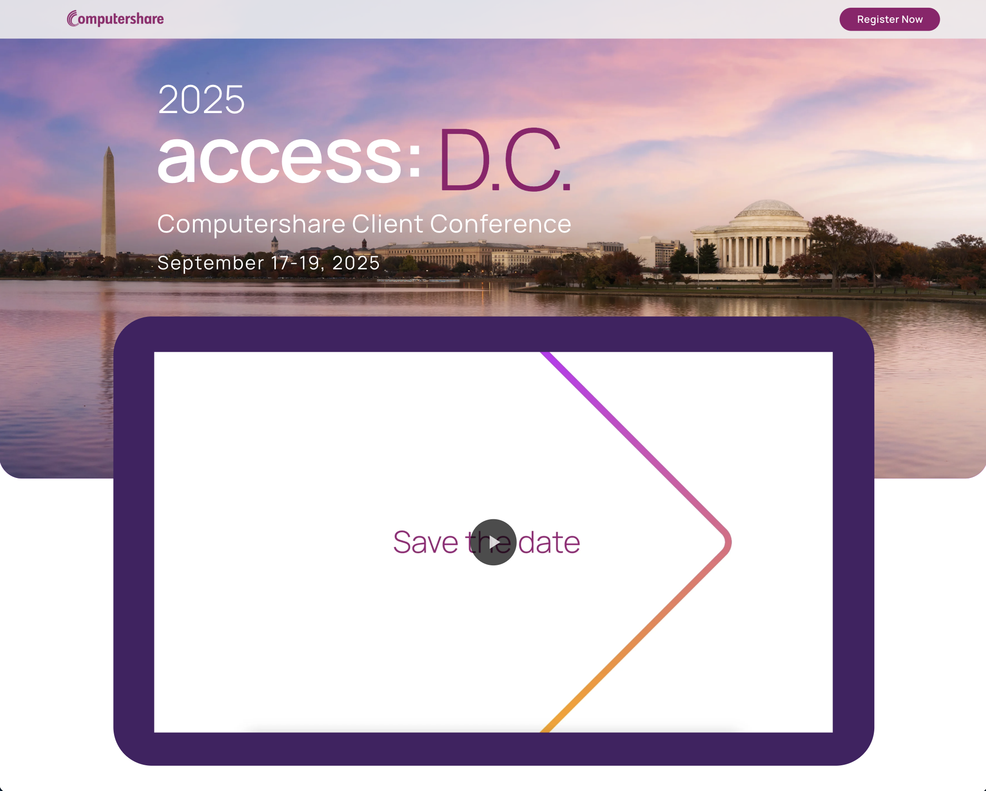Computershare Client Conference 2025 Access: DC - Computershare Client ...