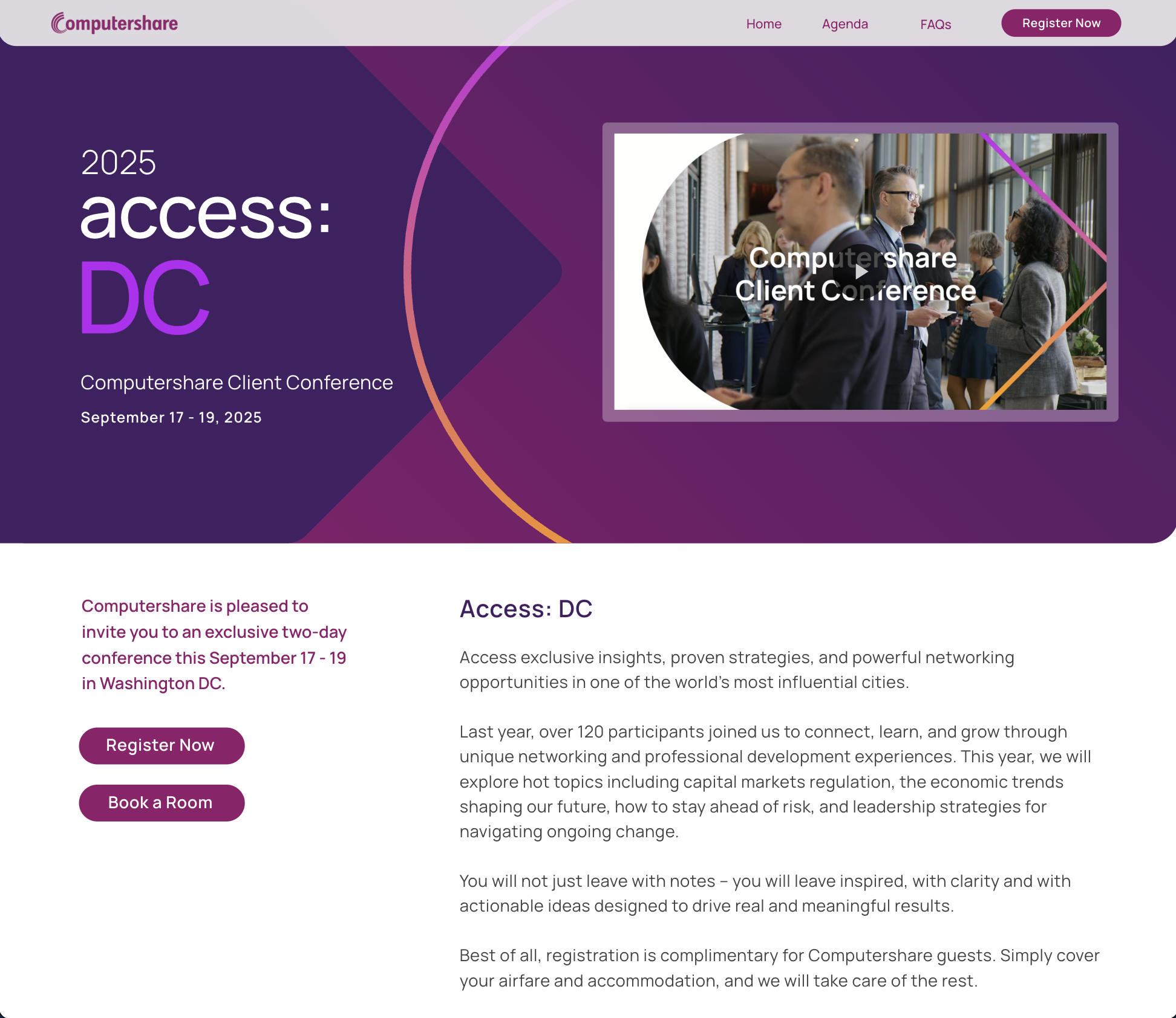 Computershare Client Conference 2025 Access: DC - Computershare Client ...