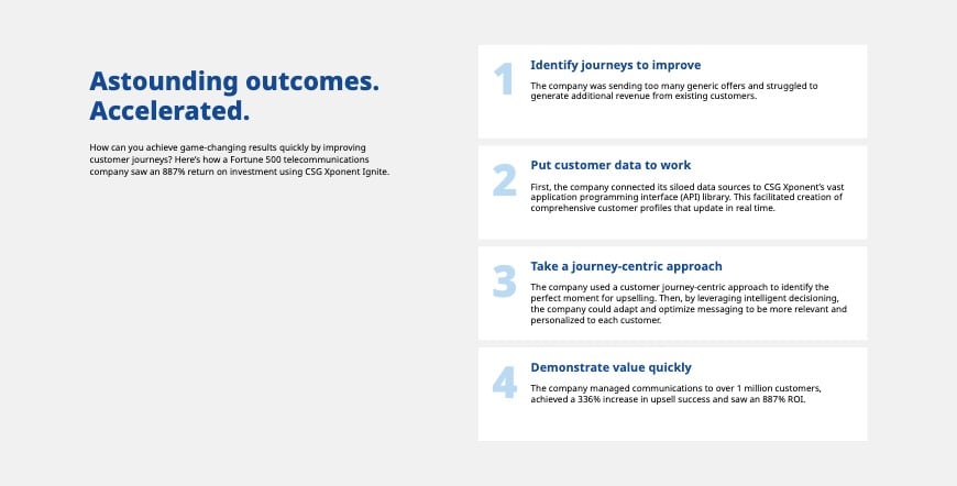 Xponent Ignite Journey Steps