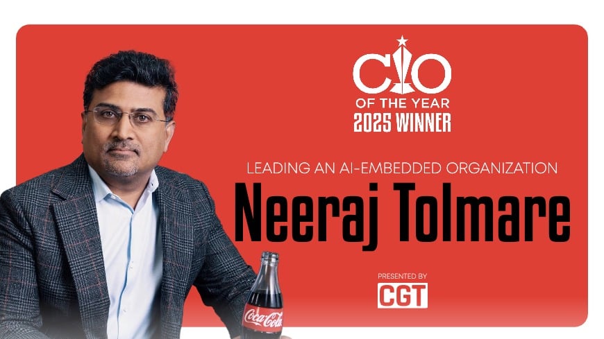 CIO of the year 2025 Neeraj Tolmare, CIO of the Year, CGT CIO of the ...
