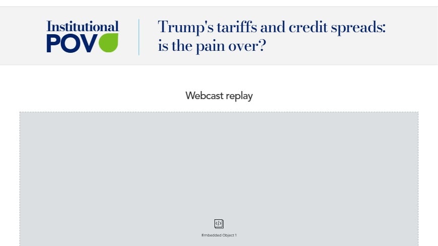 Webcast Replay Fixed Income