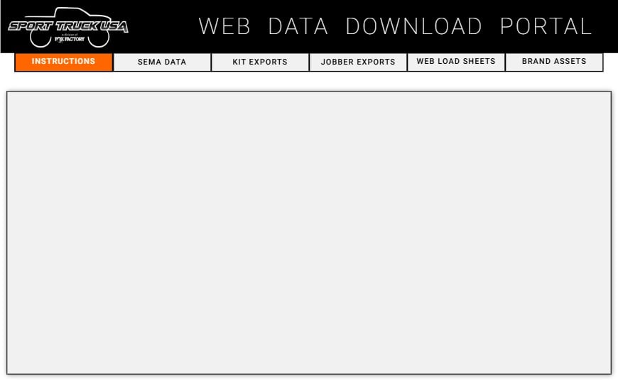 Web Data Portal