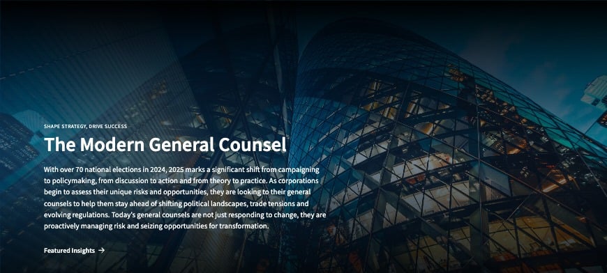 2025 | The Modern General Counsel | FTI Consulting | June Update