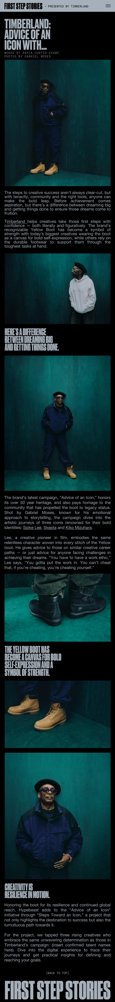 Timberland-First Step-Spike Lee