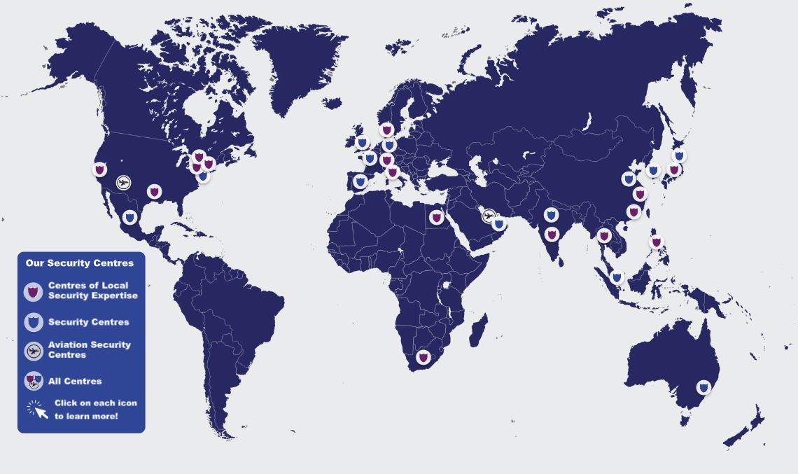 International SOS Supply Map 2024