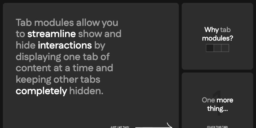 Tab Module: Overview