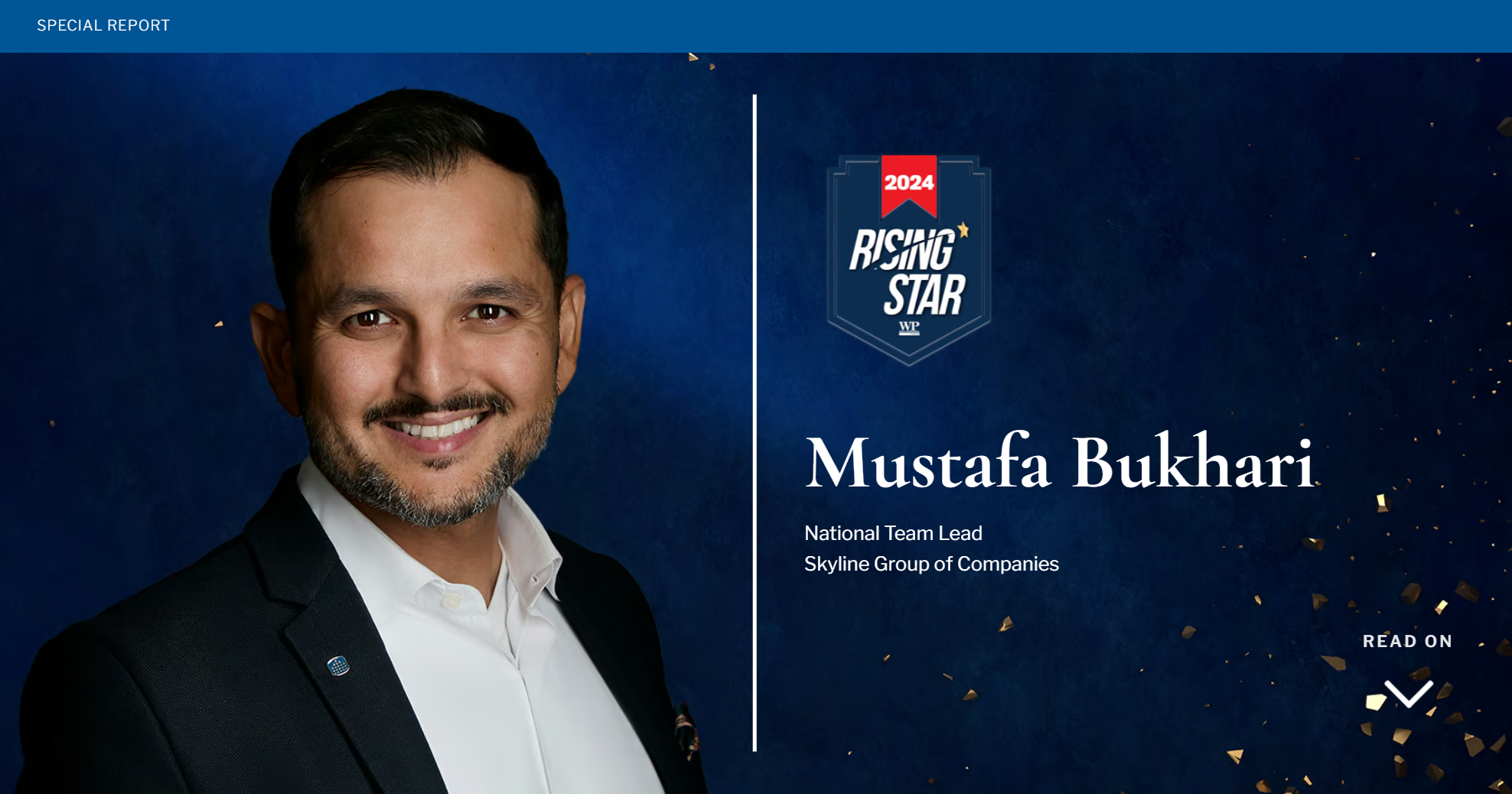 WPC Top 40 Under 40 Rising Stars 2024 - Mustafa Bukhari WPC Top 40 Under 40 Rising Stars 2024 ...