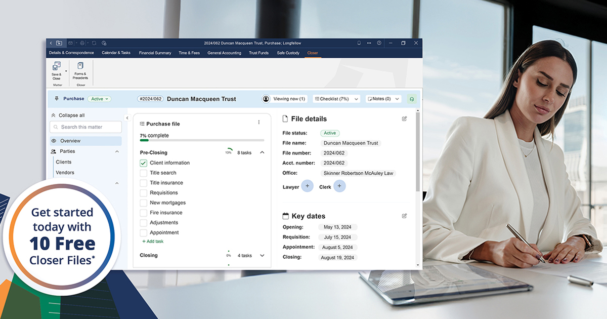 Exclusive Feature - March - LEAP Legal Software Canada LEAP is ...