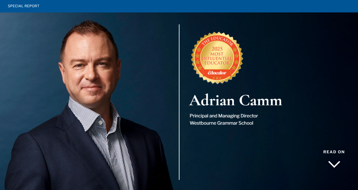 TE Most Influential Educators 2025 - Adrian Camm TE Most Influential Educators 2025 - Adrian Camm