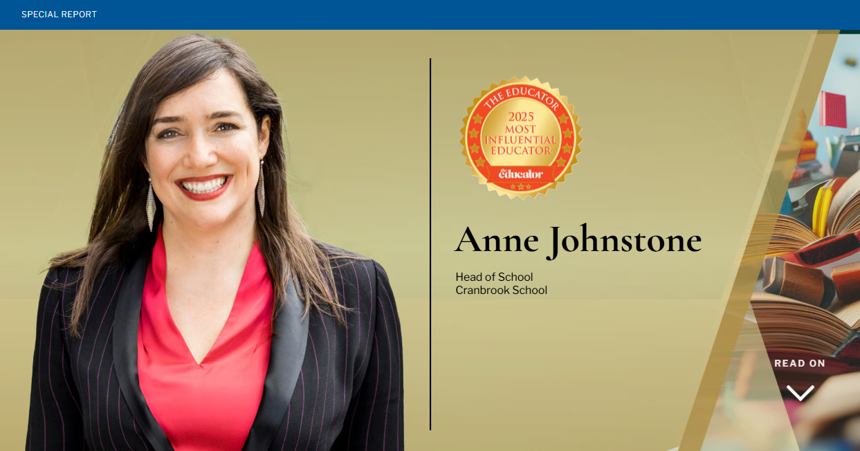 TE Most Influential Educators 2025 - Anne Johnstone TE Most Influential Educators 2025 - Anne ...