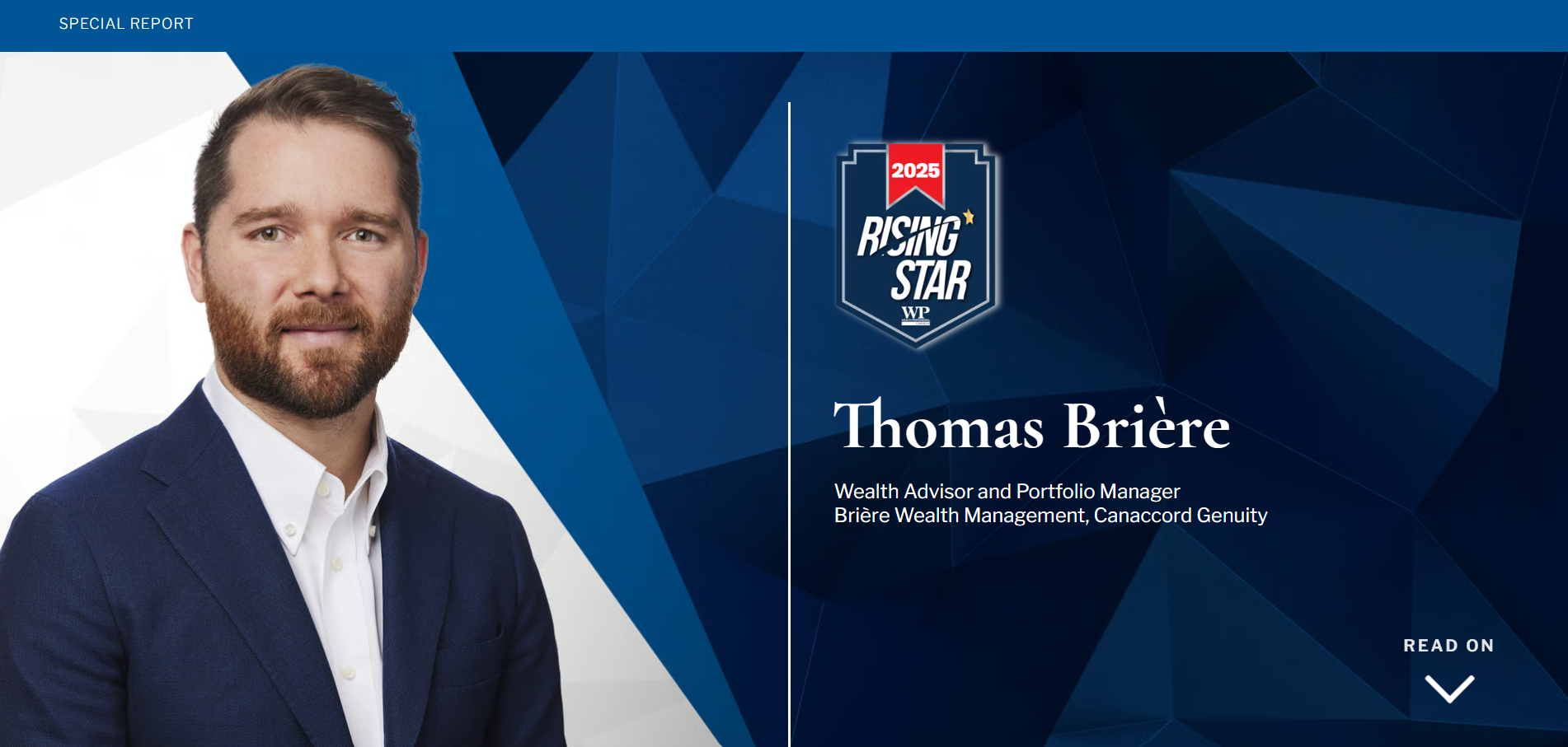 WPC Top 40 Under 40 Rising Stars 2025 - Thomas Brière WPC Top 40 Under ...