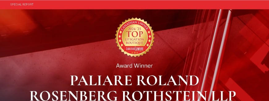 CL Top Litigation Boutiques 2024 - PALIARE ROLAND ROSENBERG ROTHSTEIN ...