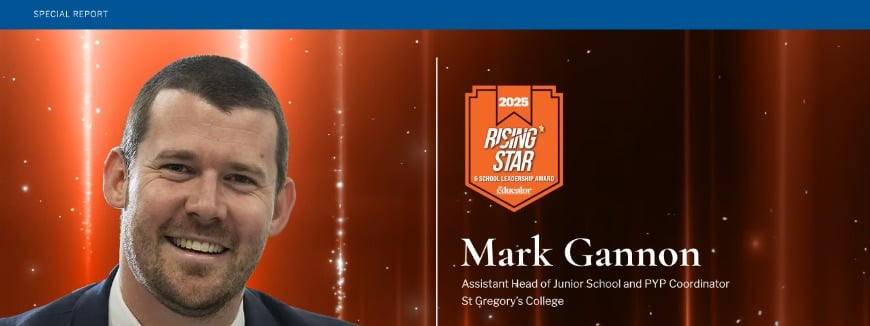 TE Rising Stars and School Leadership Award 2025 - Mark Gannon TE ...