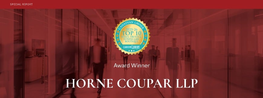 CL Top Wills, Trusts, and Estates Law Boutiques 2025-26 - Horne Coupar LLP