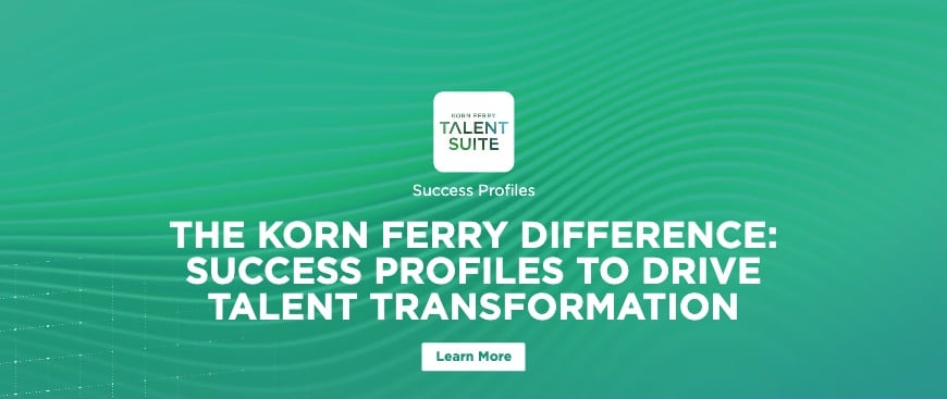 Success Profiles Capability sub-page