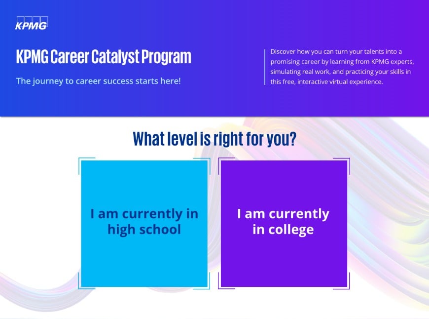 Career Catalyst KPMG, Career, skills, tax, audit, advisory, talent ...