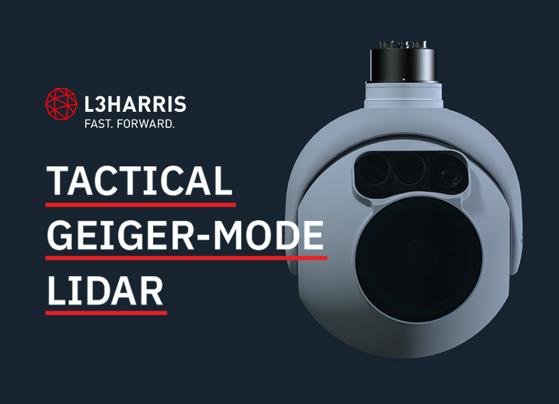Tactical Geiger-mode LiDAR L3Harris’ Tactical Geiger-mode LiDAR