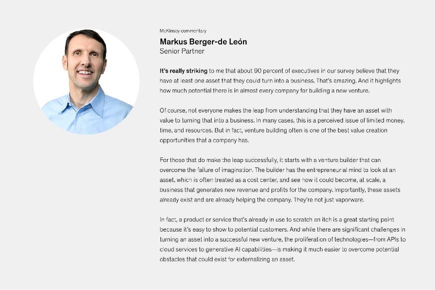Commentary CEO venture growth – Markus Berger-de León