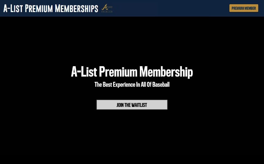 A-List Premium Membership