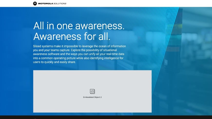 Motorola Solutions | CommandCentral Aware