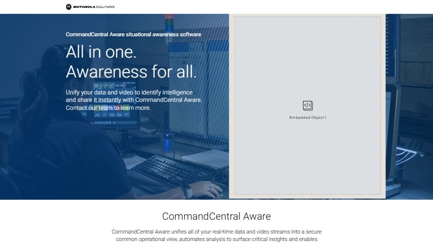 CommandCentral Aware Contact Us CommandCentral Aware, CommandCentral Aware quote, CommandCentral ...