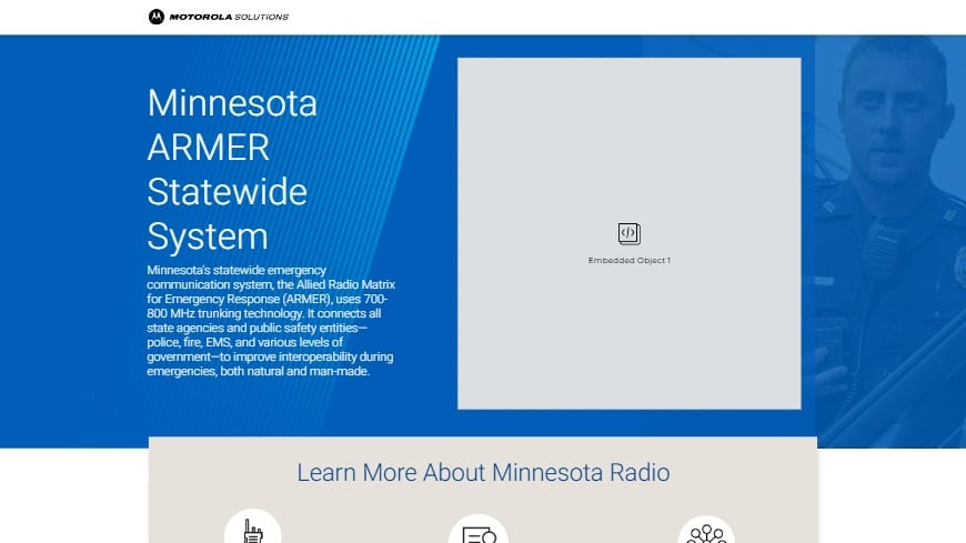 MN ARMER Statewide System Minnesota ARMER: Statewide Emergency ...