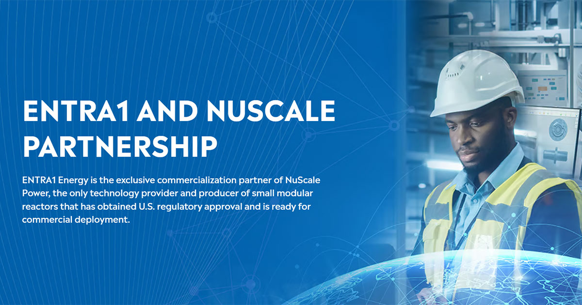 ENTRA1 and NuScale Partnership