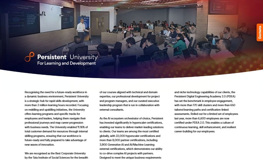 Persistent University Persistent University | Learning and Development ...