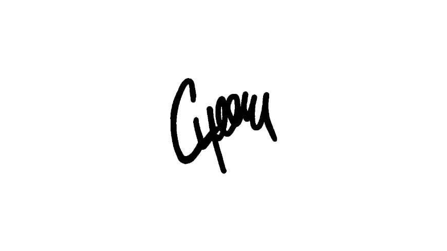 CJ Baxter Signature