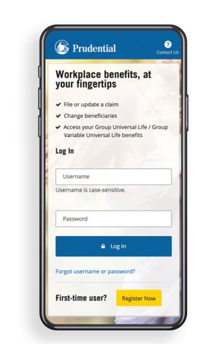 document upload prudential