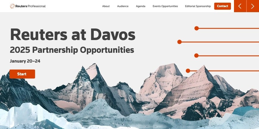 Reuters at Davos