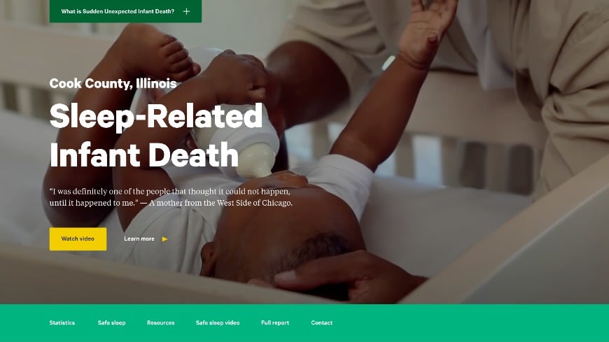 Sleep-Related Infant Death 2025 Sudden Unexpected Infant Death in Cook ...