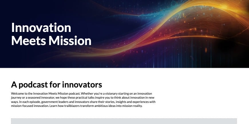 Innovation Meets Mission Podcast