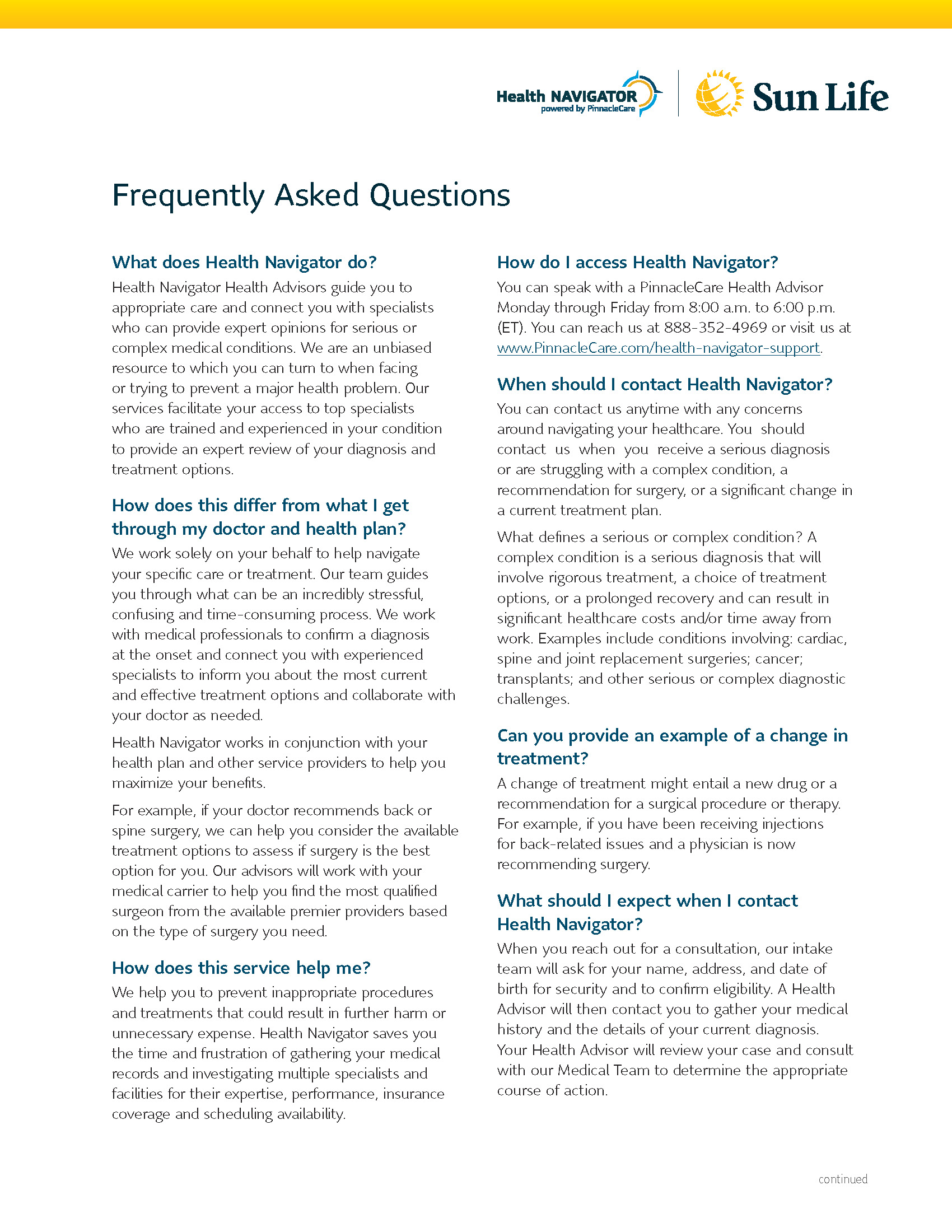 2025 Health Navigator member experience