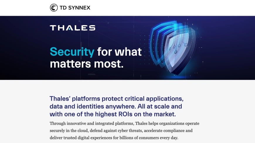 Thales | Security for What Matters Most Reseller