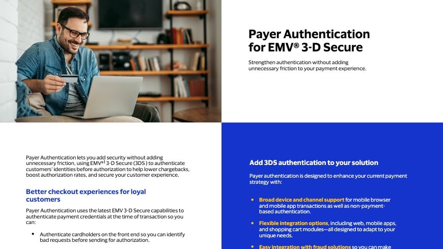 [Datasheet] Payer Authentication
