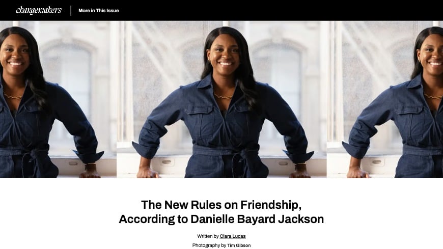 The New Rules on Friendship, According to Danielle Bayard Jackson