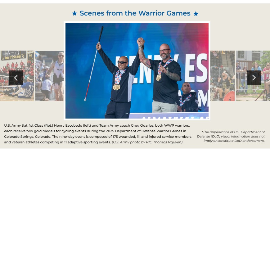 Warrior Games 2025 slideshow